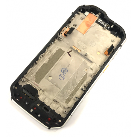 LCD Display mit Rahmen für Cat S60 in Schwarz